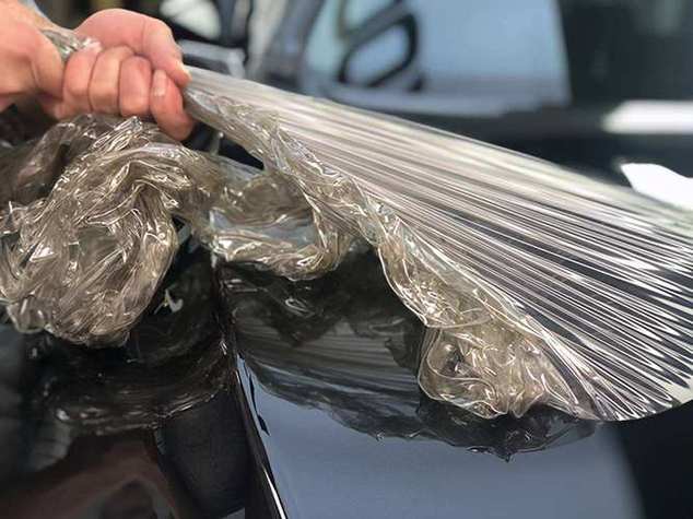 挡风玻璃膜 撕掉 除胶