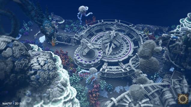 minecraft海底神殿截图
