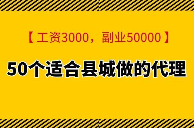 50个适合县城做的代理截图