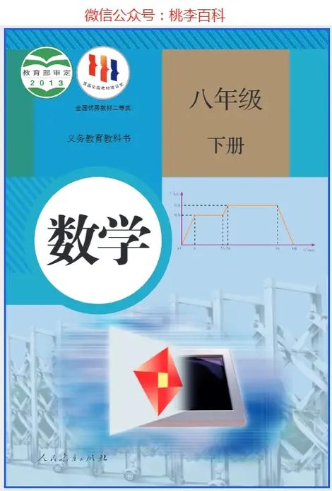 初二人教版数学课本图标