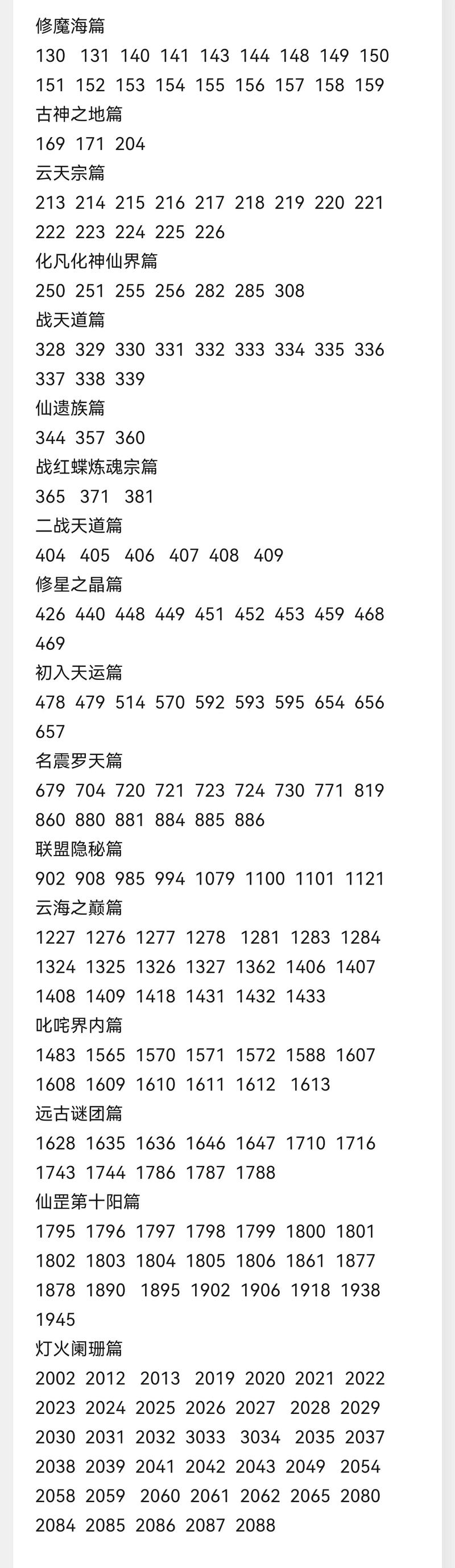 仙逆章节目录图标