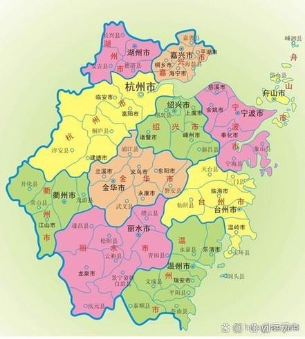 浙江省地图高清版大图图标