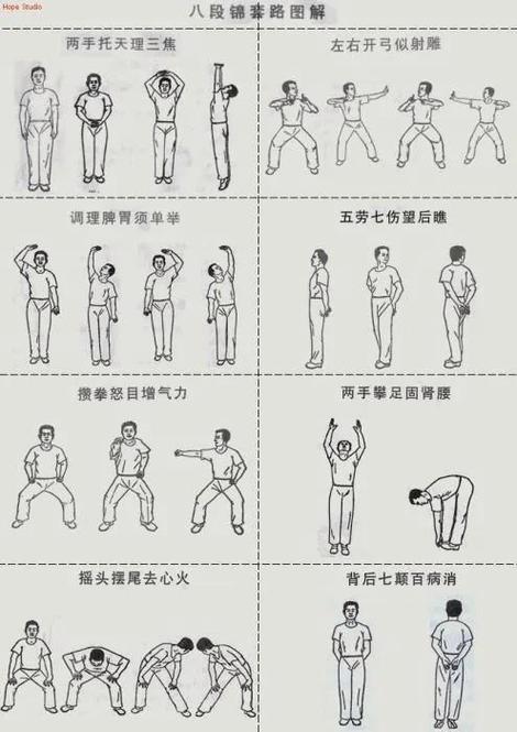 文八段锦与武八段锦区别图标