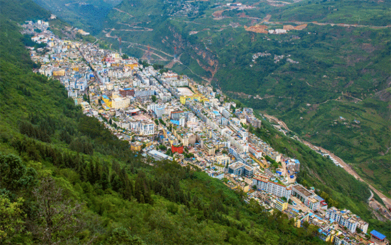 四川金阳县县城图片图标