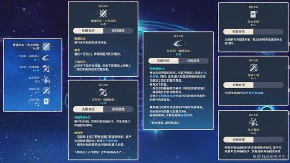 原神行秋的技能顺序图标
