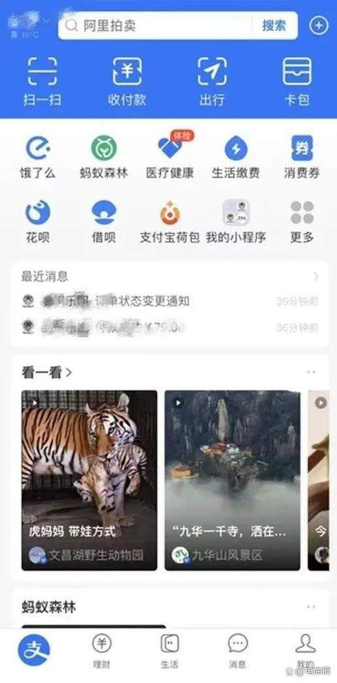 支付宝送的流量在哪里图标