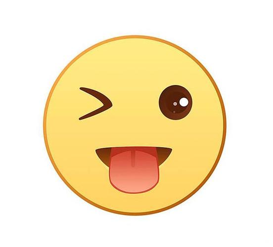 男人发调皮的表情说明图标