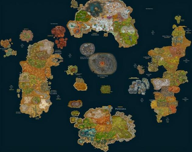 艾泽拉斯大陆地图图标