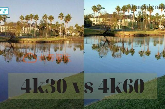 4k30帧和4k60帧的区别图标