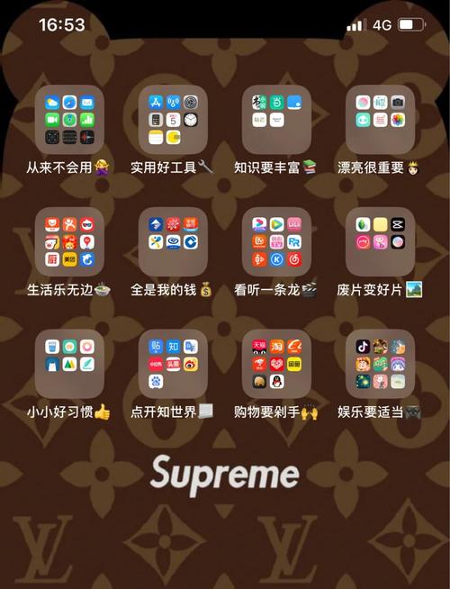 苹果桌面图标自由摆放截图