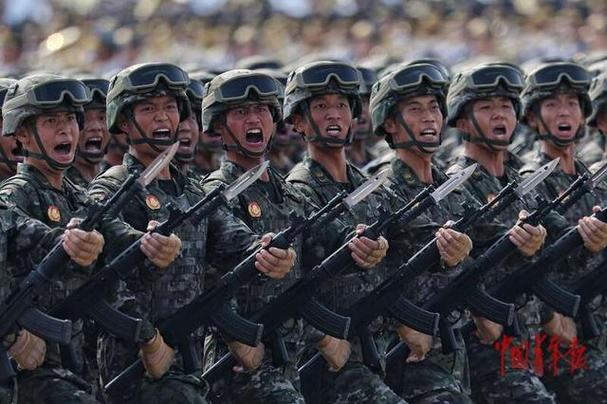 阅兵的时候喊的是什么图标