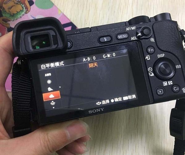 索尼摄像机白平衡调节步骤图标