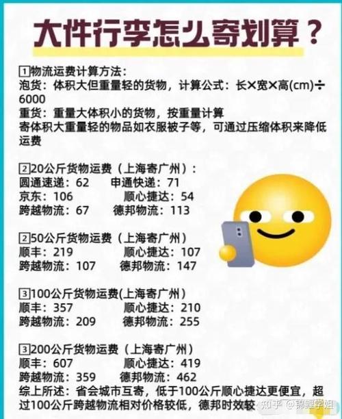 物流大件托运怎么收费的截图