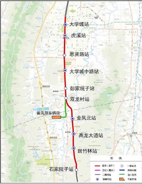 17号地铁路线全程站点图标