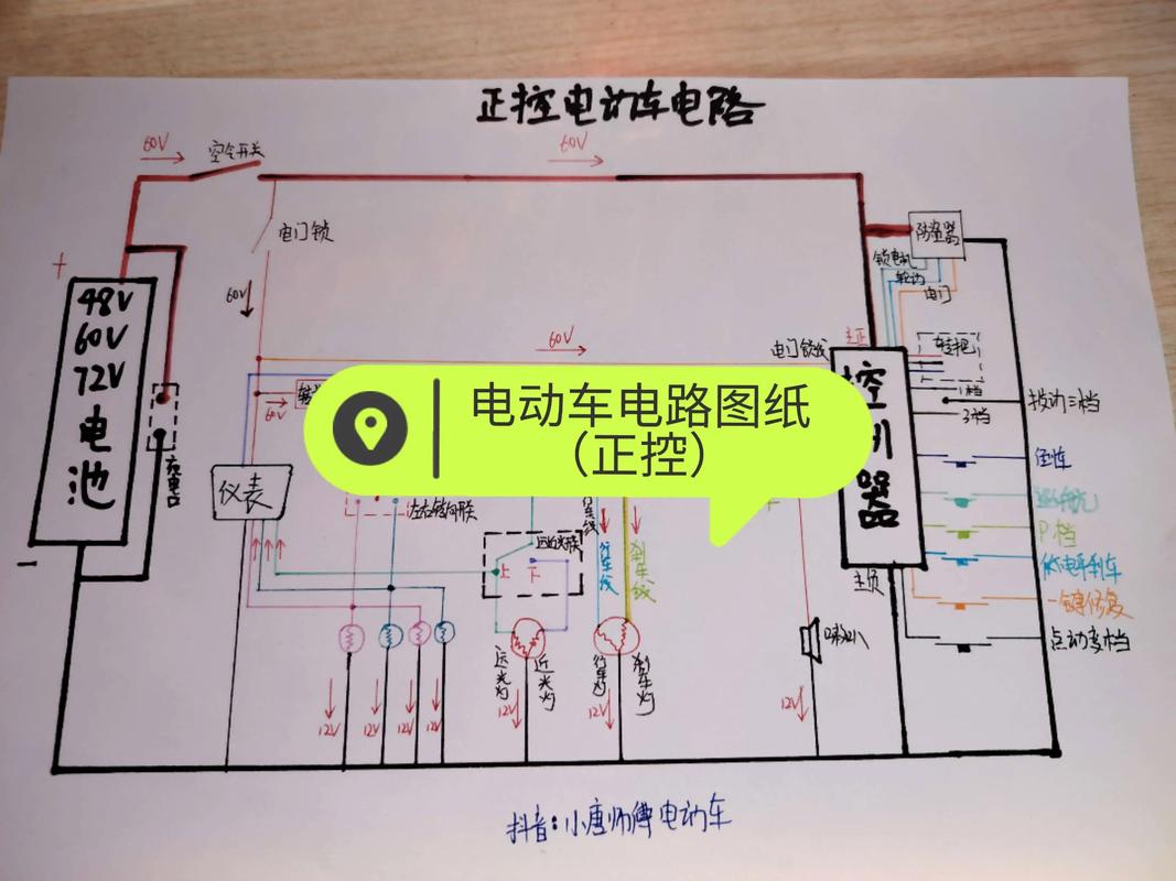 二轮电动车电路图与接线图解图标