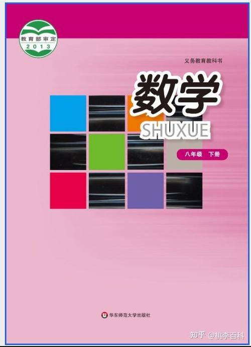 八年级下册数学华师大版课本图标