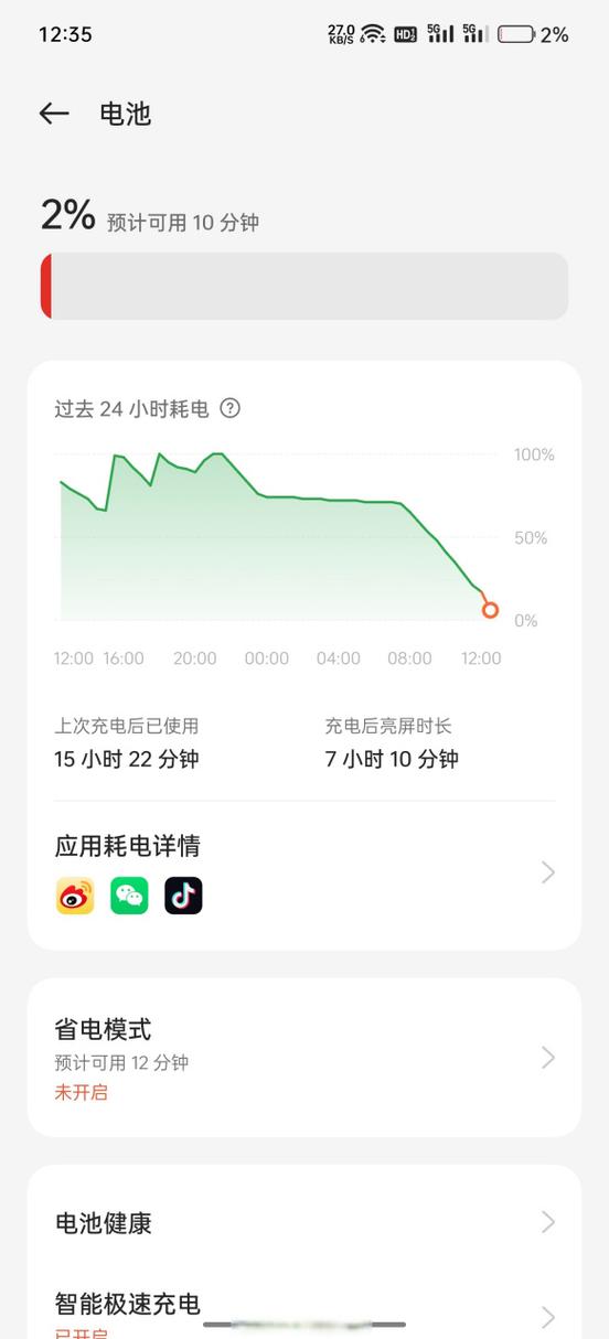oppo手机突然耗电很快图标