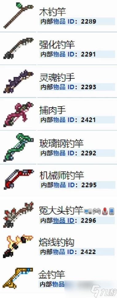 泰拉瑞亚渔具图标