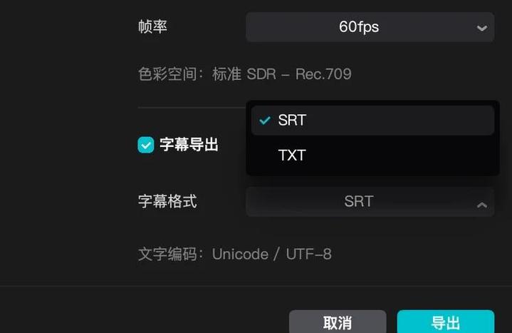 剪映怎么导出字幕图标