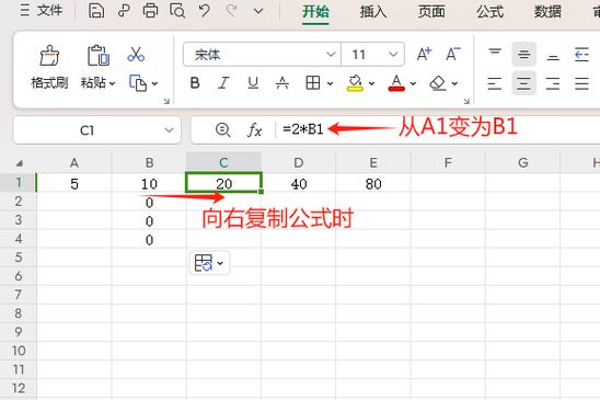 单元格引用无效图标