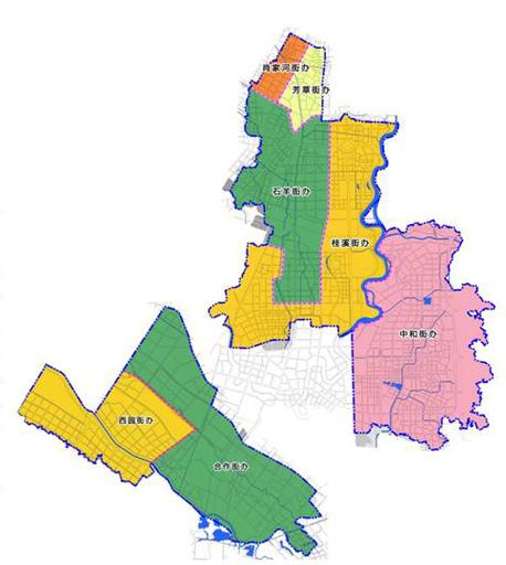 成都高新区地图图标