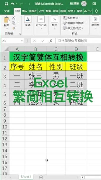 excel繁体字转换简体字图标