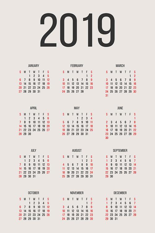 日历2019日历黄道吉日缩略图