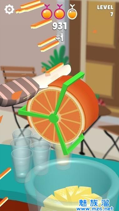 果汁切割小游戏截图