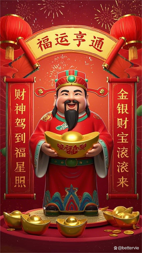 财神来到图标