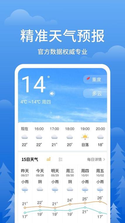 天气预报添加到桌面图标