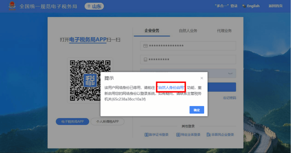 为什么电子税务局登录不上截图