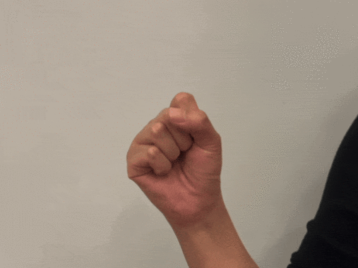 敲击右背图标