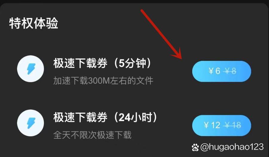 百度网盘五分钟极速下载券怎么买图标