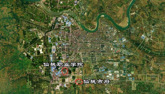 仙桃市卫星地图高清版图标
