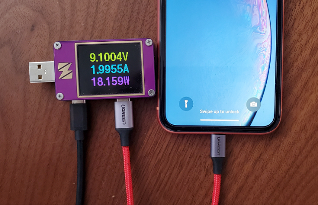 iphonexr的充电器是多少w图标