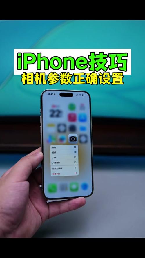 苹果相机参数设置方法