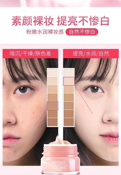 粉色隔离适合什么肤色图标