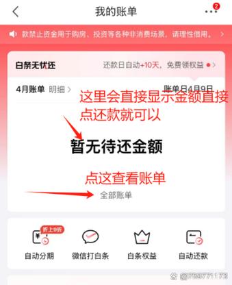 京东白条的还款流程