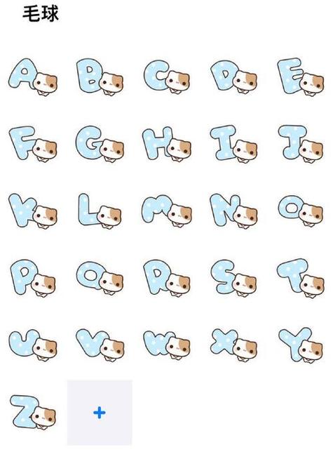 用字母打出来的表情包截图