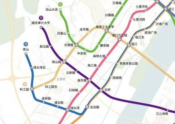 南京地铁15号线规划图标