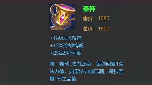 王者荣耀旧版圣杯截图