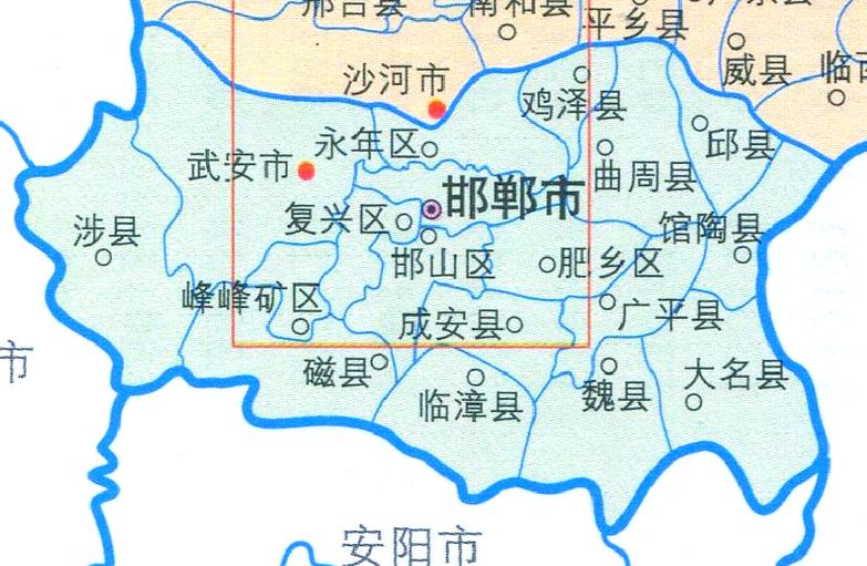 邯郸13个县市区图标