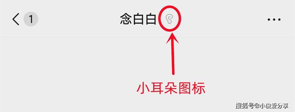微信名称旁边的小耳朵图标
