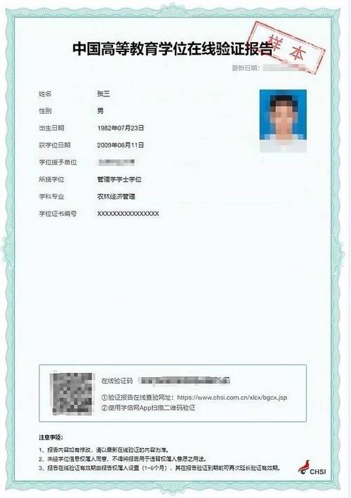 学位认证验证码截图
