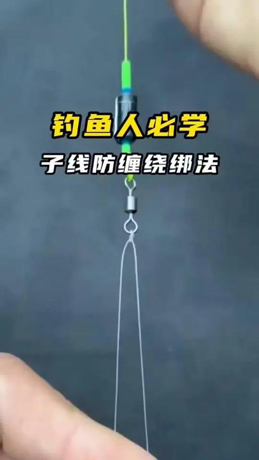 鱼钩子线打结方法图解6图标