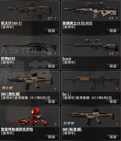 反恐精英武器价格表图标