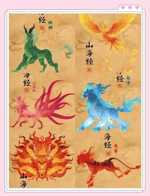 青龙玄武朱雀五只神兽的动画片缩略图