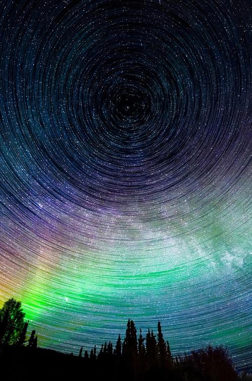 极光图片 星空截图