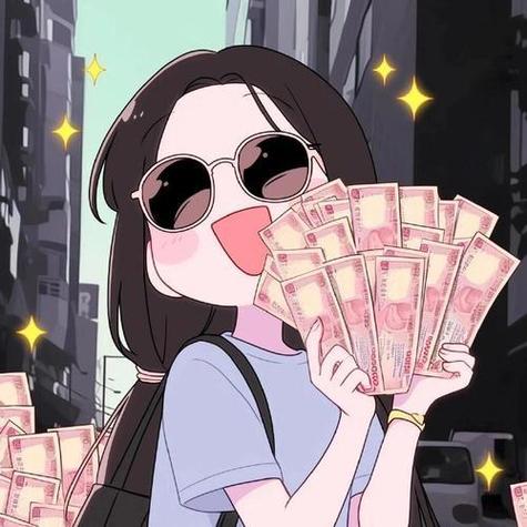 微信头像发财暴富图标