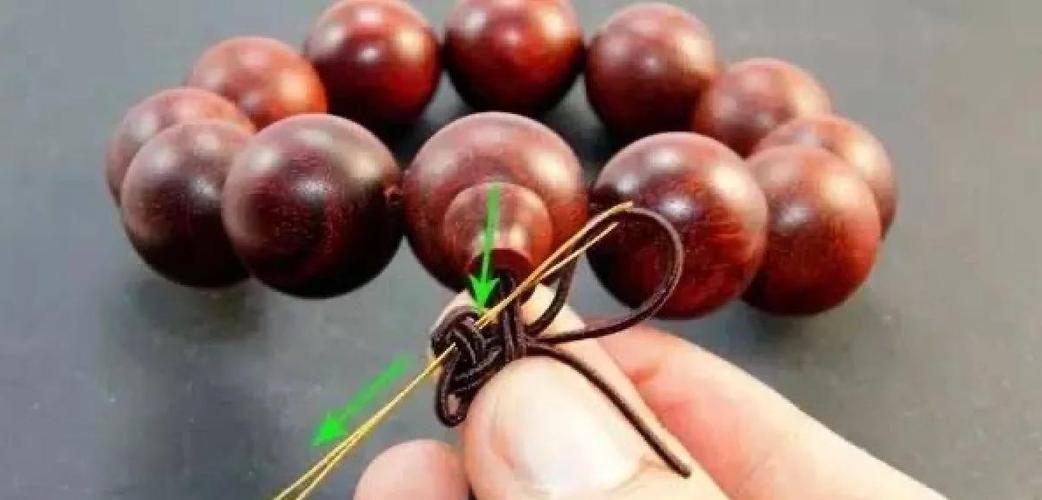 手链最后如何打结图标
